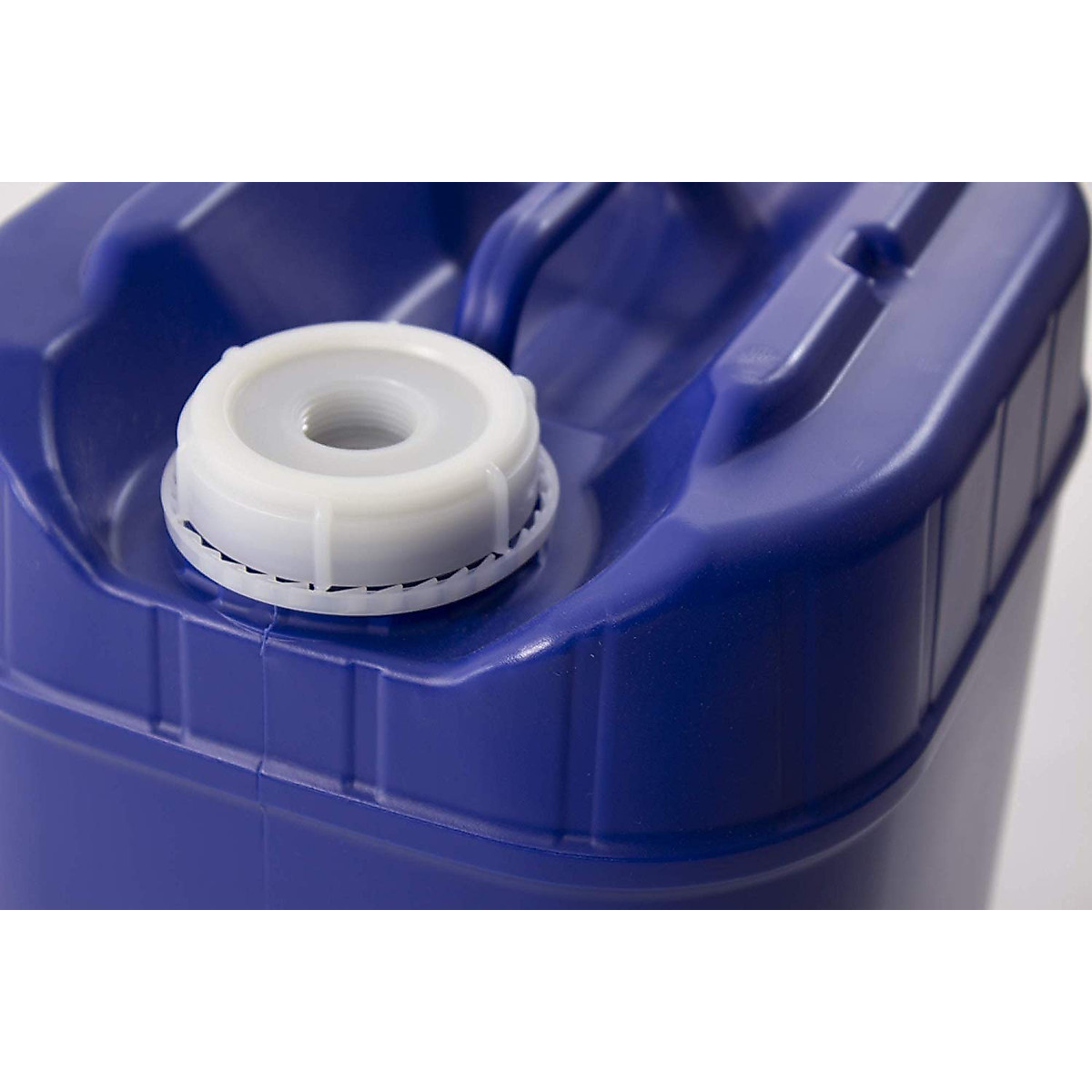 Emergency Water Storage 5 Gallon Water Tank - 6 Tanks (30 Gallons) - 5 Gallons Each w/Lids + Spigot & Water Treatment - Food Grade, Portable, Stackable, Easy Fill - Survival Supply Water Container