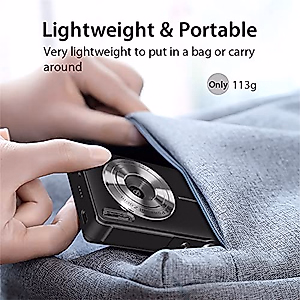 TOPUUTP HD 1080P Digital Camera 44 Million Photos 16x Digital Zoom Camera Anti-Shake Proof Home Camera Compact Point and Shoot Camera Portable Small Camera for Teens Boys Girls