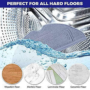 6 PCS Vacuum Mop Replacement Pads for Roborock S7 S7+ T7 T7S T7 Plus S7 MaxV Plus S8 Pro Ultra G20 Reusable Hard Floor Cloth Microfiber Soft Pad Expert Wet Replacement