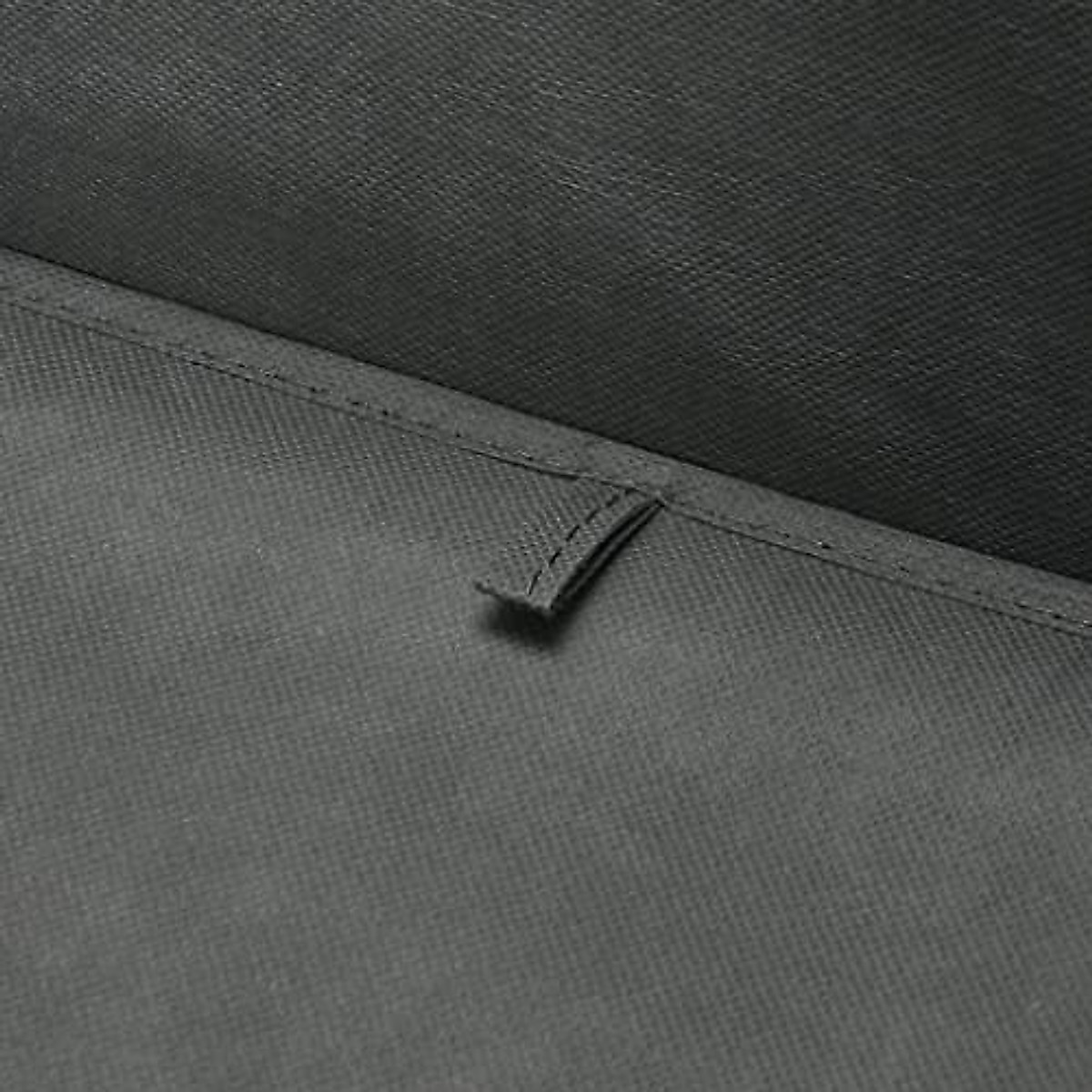 Household Essentials Stacking Storage Boxes with Laminate Top, Set of 2, Ashwood