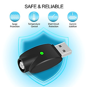 Smart USB Charger Compatible for USB Adapter with LED Indicator Intelligent Overcharge Protection