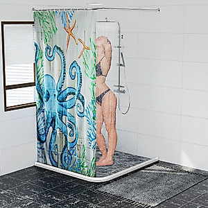 SIKAIQI 78 Inch Shower Threshold Water Dam Collapsible 1.97" Tall Clear Shower Stopper Barrier and Stop Water Keep Dry and Wet Separation Suitable for Bathroom and Kitchen