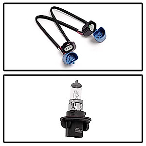 ACANII - For 1999-2004 Ford Super Duty F-250 F-350 Truck Excursion Conversion Chrome Headlights Headlamps Set Left+Right