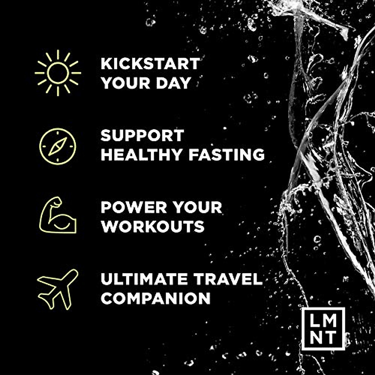 LMNT Keto Electrolyte Powder Packets | Paleo Hydration Powder | No Sugar, No Artificial Ingredients | Citrus Salt | 30 Stick Packs