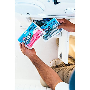 Berkley Gulp! Grub , White Glow, 6"