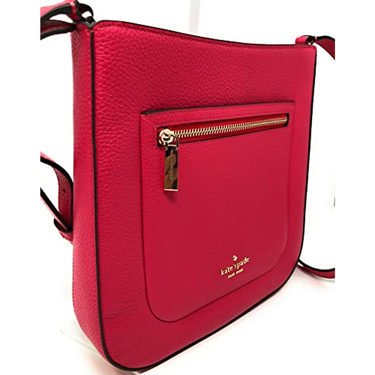 Kate Spade New York Leila Top Zip Crossbody Bag - Bright Rose