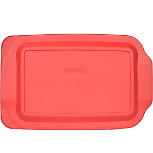 Pyrex 233-PC 3qt Red Food Storage Replacement Lid (2-Pack)