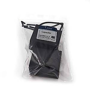 Tnisesm 2Pcs Fan Capacitor CBB61 3uF 450V AC 2 Wire for Ceiling Fan Motor Start Run Capacitor TN-CBB61-3