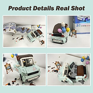 MOCREAR Scooter Building Blocks,Motorcycle Building Blocks Set,673/779 pcs Motorcycle Toy Building Blocks Kit,Motorcycle Building Set,Building Toys Great Gifts for Kids,Adults,All Ages (779 pcs)