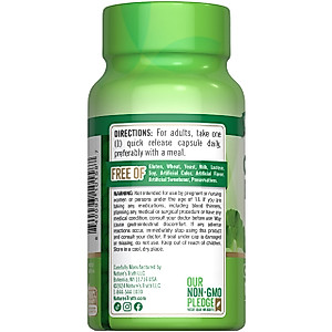 Ginkgo Biloba 120mg | Plus Bacopa | 100 Quick Release Capsules | Standardized Extract | Non-GMO and Gluten Free Supplement | by Nature's Truth