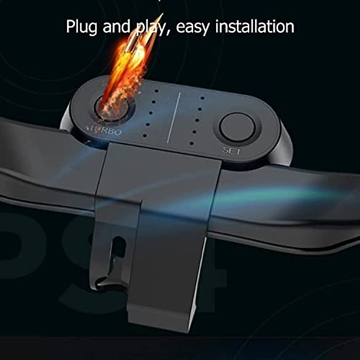 Diyeeni Paddles for PS4 Controller, 10 Key Back Attachment, Controller Paddles for PS4, Plug and Play, Support for Turbo Burst, Programmable Buttons