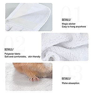 Kigai Hand Towels Funny Guinea Pig Hand Towels for Bathroom Kitchen Hanging Hand Towels Ultra Soft and Highly Absorbent Quick-Dry Hand Towels 18.2x14in