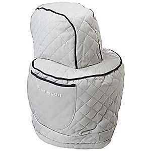 KitchenAid Fitted Stand Mixer Cover, Silver Frost