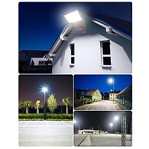 LED Parking Lot Light 150W 120W 90W Tunable, LED Shoebox Light 5700K 5000K 4500K Adjustable Arm&Slip Fitter, DLC Listed Outdoor Pole Light with Photocell, IP65 Commercial Street Area Flood Lighting
