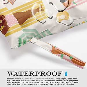 zcyxuuw Wet Bag, Wet Dry Bag, Wet Bag for Swimsuit, Travel, Beach, Pool, Diapers, Dirty Yoga Gym Clothes, Makeup Bag, Waterproof Reusable s Weekend Bag for Women s Trip Gifts