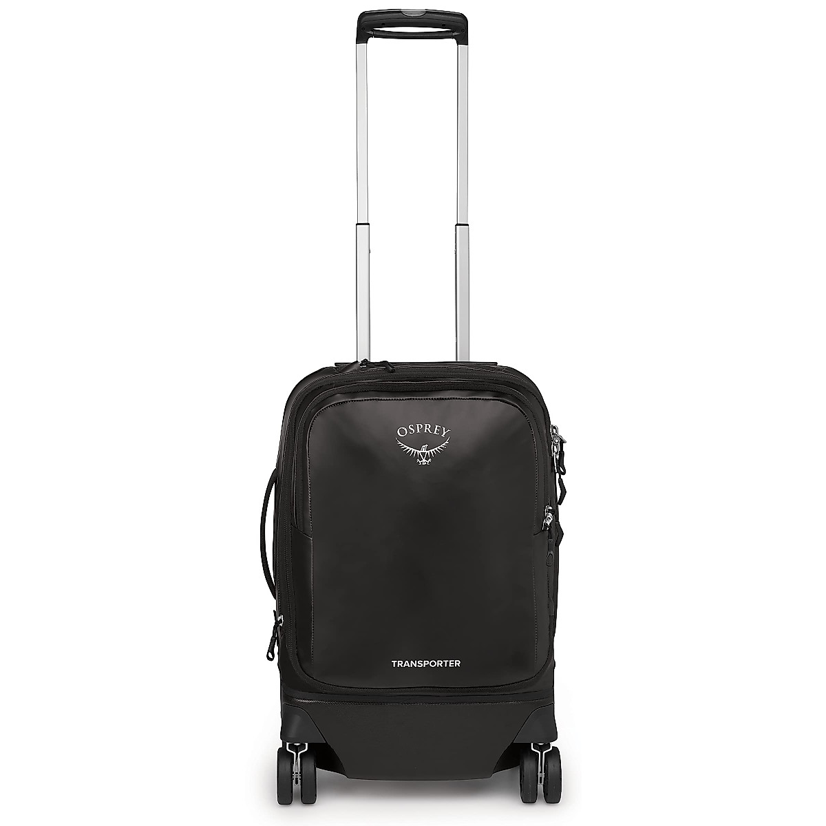 Osprey Transporter Hybrid Carry On Luggage, 4 Spinner Wheels, 22"/36L, Black
