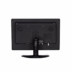 10.1 inch Small Portable Laptop Computer Monitor with HDMI VGA Port; Raspberry pi Display Screen Monitor; CCTV Monitor HD 1024x600 with Dual Speakers, MP5 USB Port, Remote(10 Inch) Gaming Monitor