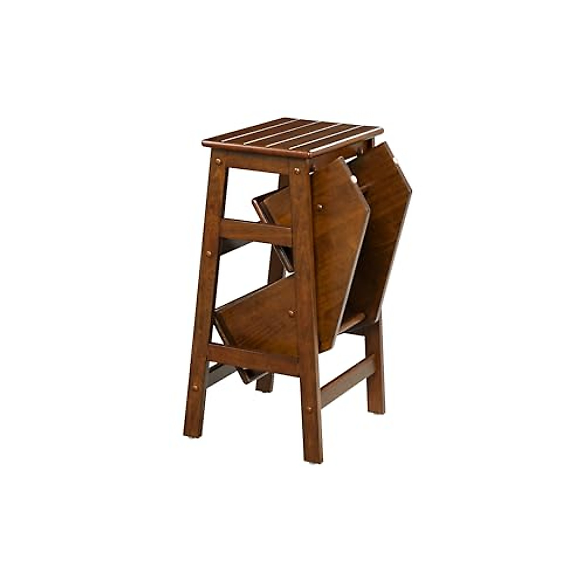 Niko Folding 30" Step Stool - Cappuccino