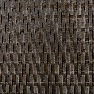 Noble House Puerta Outdoor Wicker Side Table in Light Brown