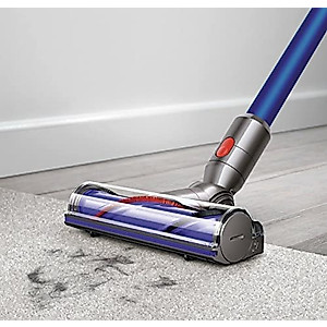 Dyson V8 Motorhead Extra Cordless Stick Vacuum Cleaner, for Home, Powerful Suction, Ergonomic Handle, Cordless, Built-in Battery, Lightweight, Height Adjustable, Whole Machine Filtration-Blue