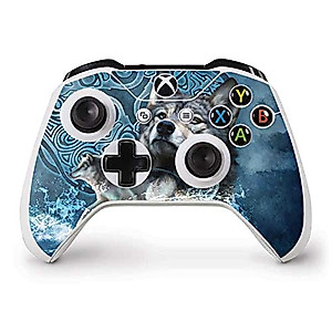 Skinit Decal Gaming Skin compatible with Xbox One S Controller - Officially Licensed Tate and Co. Celtic Wolf Design