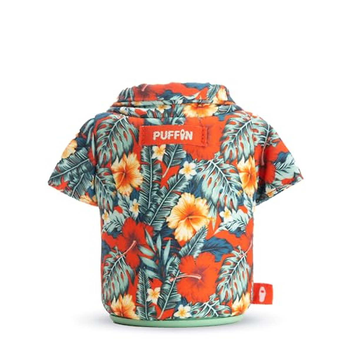 Puffin - The Aloha Shirt - Insulated 12 oz Can Cooler I Beer Bottle & Soda Can Insulator, Keep Drinks and Beverages Cold - Island Time