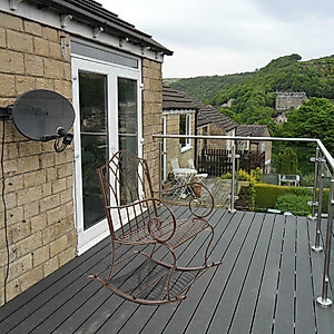 JHUS Rocking Chair Porch Rocker Garden Seat for Indoor Outdoor Front Porch Bedroom Quir Chair Rocking Chair Rocker Chair Rocker Camp Chair Rocker Recliner Rocking Camp Chair Rocking Chairs