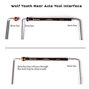 Wolf Axle Rear Thru Axles for Mountain Frames and Forks