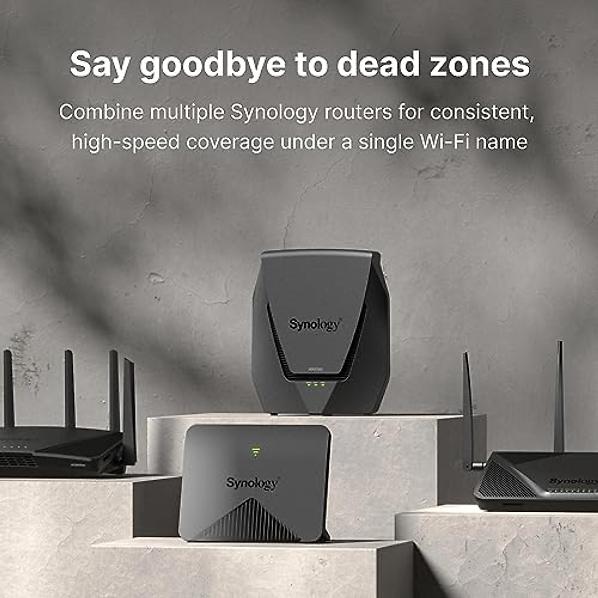 Synology WRX560 - Dual-Band Wi-Fi 6 Router, 2.5Gbps Ethernet, VLAN segmentation, Multiple SSIDs, parental controls, Threat Prevention, VPN (US Version)