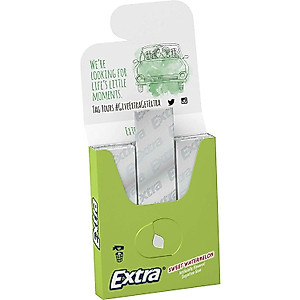 Extra Chewing Gum, Sweet Watermelon Sugarfree, 12 Ounce (Pack Of 12)