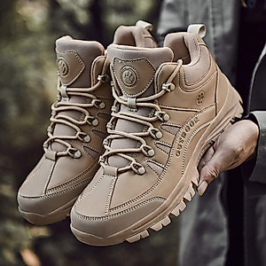 Fheaven_Women shoes Men's Winter Boots Waterproof Rain Boots,Fheaven Non-Slip Ankle Snow Boots,Hiking Outdoor Boot