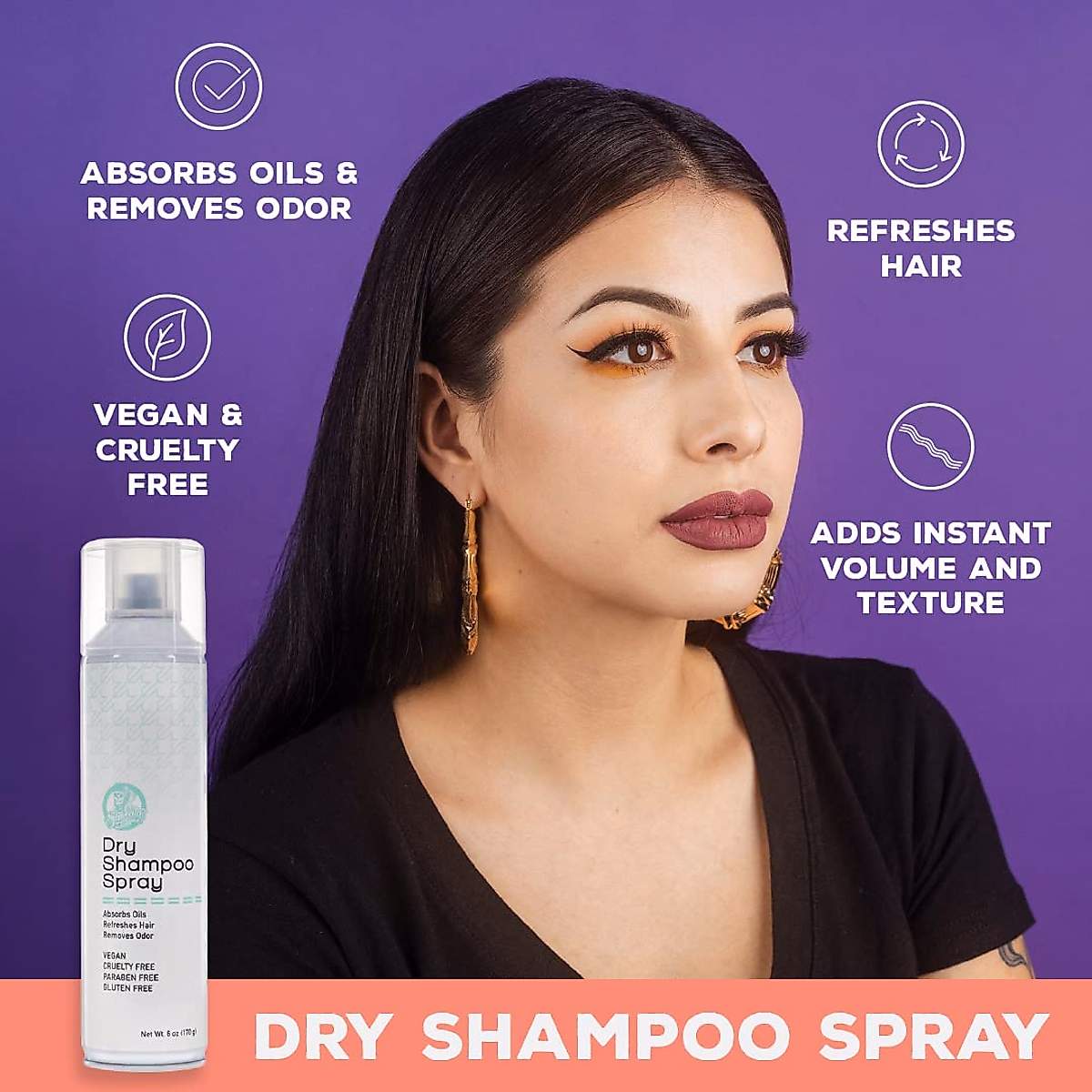 Suavecita Dry Shampoo Spray 6 oz.