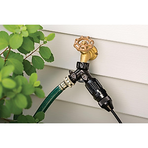 Rain Bird HE025DPS Drip Irrigation Faucet Adapter, 3/4" Female Hose Thread x 1/4" Drip Tubing