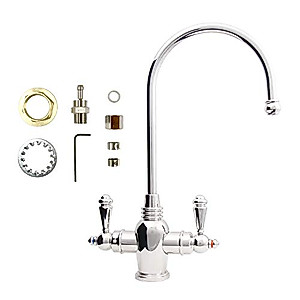 APEC Instant Hot and Cold Reverse Osmosis Drinking Water Dispenser Faucet Chrome (Arlington Faucet-HC-ARL-cm)