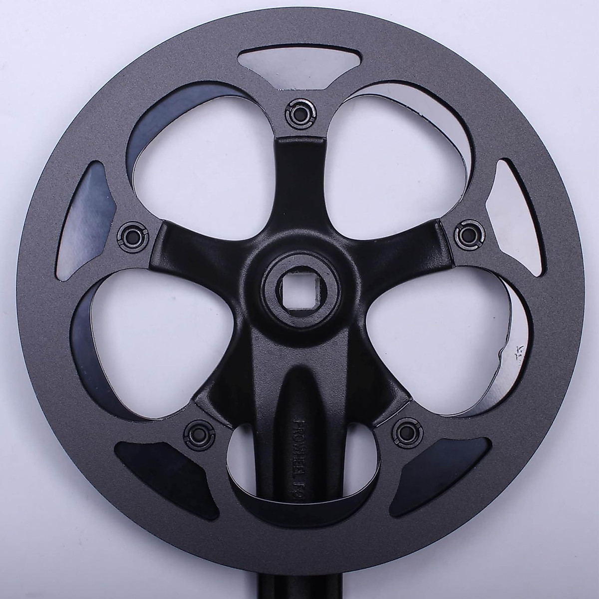 PROWHEEL Bike Chainring Guard,130MM BCD 42T/44T/46T/48T/52T/53T/54T/56T/58T/60T Aluminum Alloy Chain Ring Protector Cover for Chainring Sprockets MTB,E-Bike,Road Bike,City Bike,Folding Bike