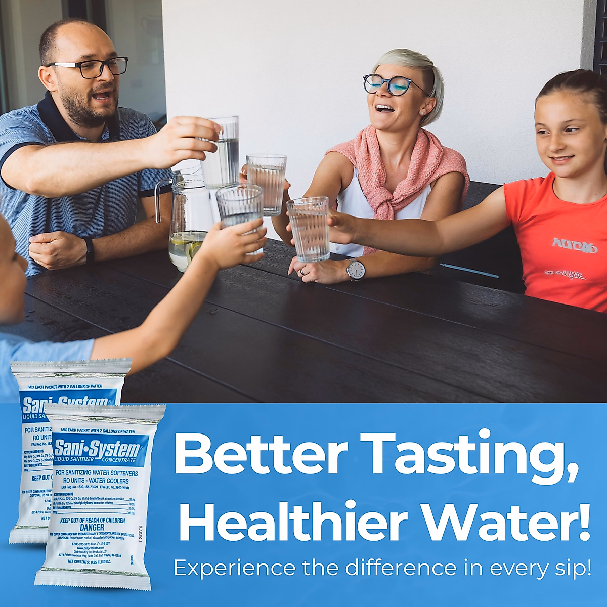 IPW Industries Inc | Sani System (SS24N) Liquid Cleaner for RO System, Coolers & Water Softener | Best Reverse Osmosis System Cleaner for Whole House Water Softener/Water Treatment for Drinking Water