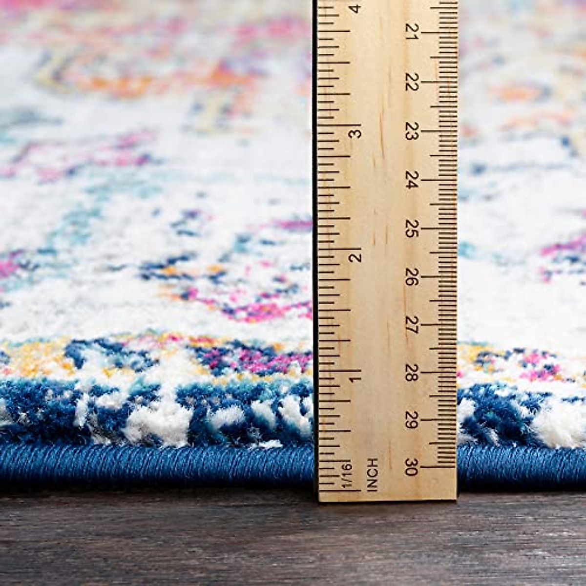 Artistic Weavers Odelia Vintage Bohemian Area Rug,5'3" x 7'3",Orange/Navy