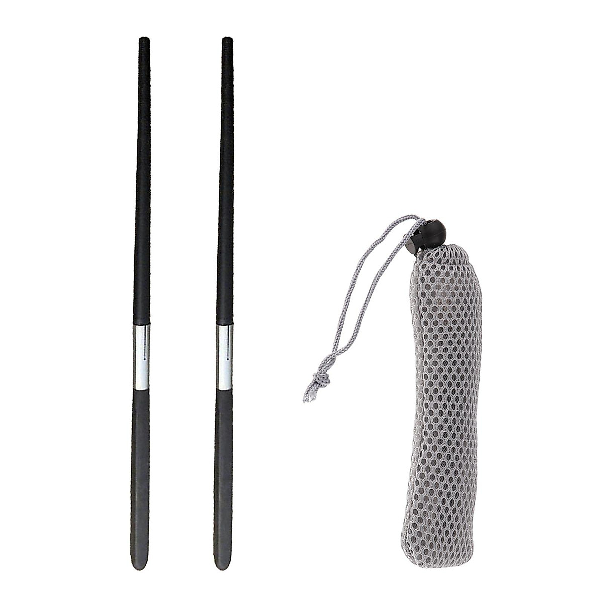 Portable Travel Ebony Wood Chopsticks with Cutlery