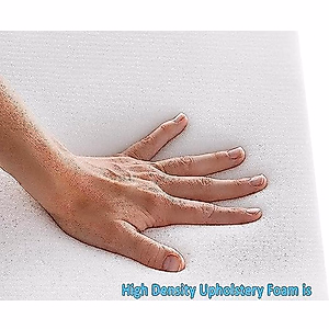 YUURO High Density Foam Bed Gap Filler,Mattress Extender Twin Bed Connector,Headboard Pillow Between Bed and Mattress/Wall,Memory Foam Bed Space Crack Filler Foam (55x4x6inch)