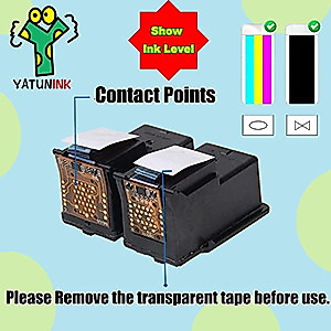 YATUNINK Remanufactured Ink Cartridge Replacement for Canon PG-245XL CL-246XL 245 and 246 XL PG-243 CL-244 Ink Cartridge for Canon TR4520 MG2522 MG2920 MG2922 TS3122 MX490 MX492 Printer Ink (2 Pack)