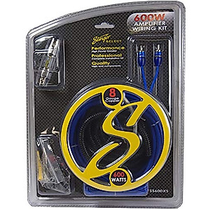 AudioControl The EPICENTER Bass Restoration Processor (Black) with Remote and Stinger 8-GA 600W Complete Amp Wiring Kit Bundle