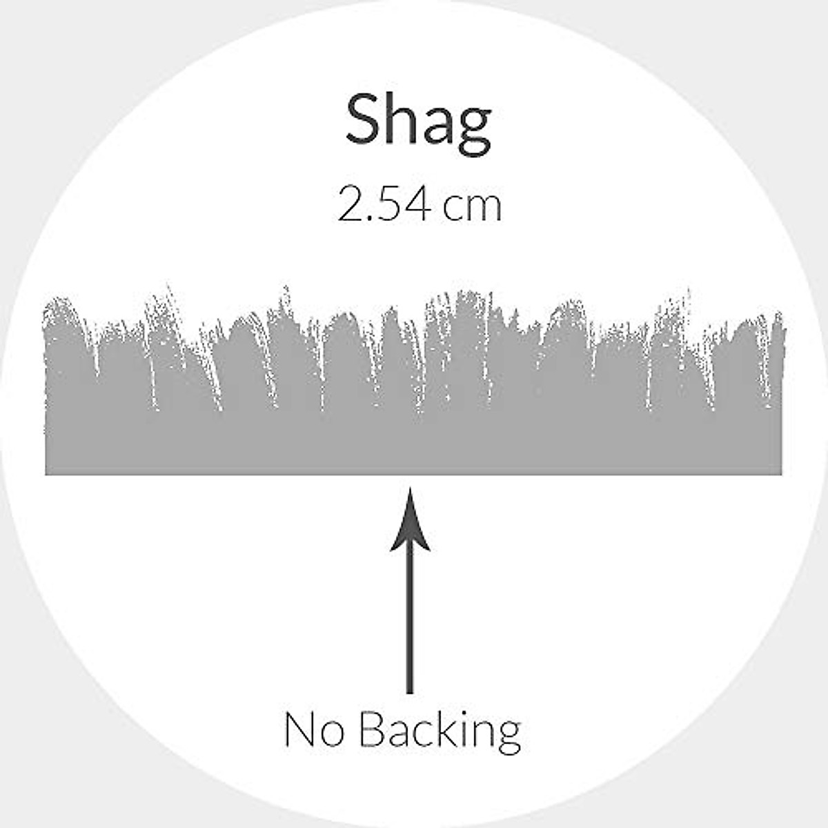 SAFAVIEH Berber Shag Collection 5'5" x 7'7" Cream / Light Grey BER162C Moroccan Non-Shedding Living Room Bedroom Dining Room Entryway Plush 1.25-inch Thick Area Rug