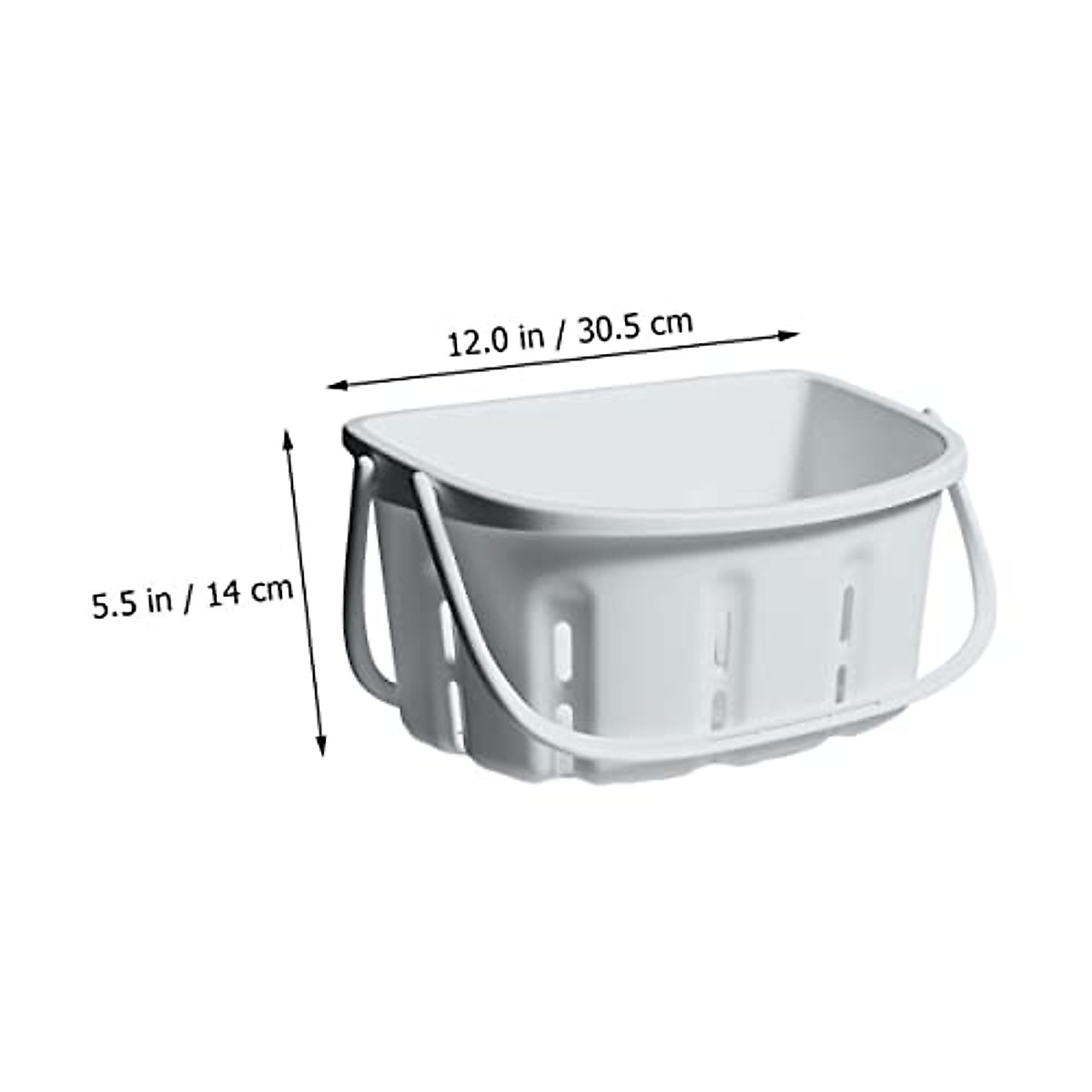 Cabilock Bath Storage Basket Basket Shampooer 2 Pack Plastic Shower Organizer Plastic Bath Plastic Plastic Handle Organizer Bathroom Storage Bath Storage Plastic Containers