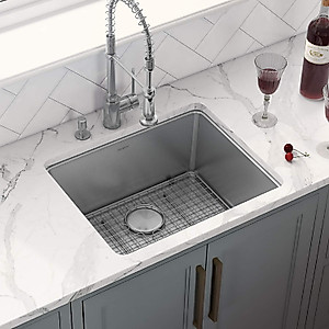 Ruvati 18-inch Undermount Bar Prep Kitchen Sink 16 Gauge Stainless Steel Single Bowl - RVM5916