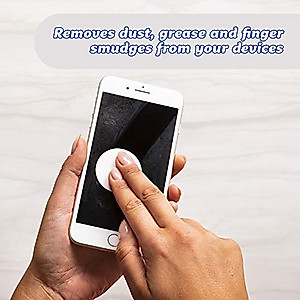 Scrub Daddy Screen Cleaning Microfiber Cloth Pads - Screen Daddy- Screen Cleaning Pads for Phone, Computer Screen, Eye Glasses, Lenses, Scratch-Free, Streak-Free, Reusable, Washable, 2ct