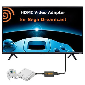 High Definition Video Converter High Definition Simultaneous Display Adapter DC Console Plug and Play Sega Dreamcast VGA to Converter for Sega Dreamcast