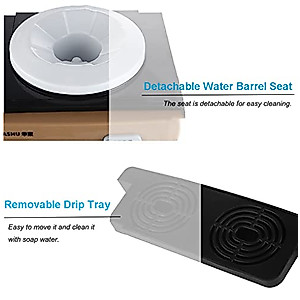 PIOJNYEN Hot and Cold Water Dispenser, Top Loading Water Cooler Dispenser 5 Gallon Countertop Water Cooler Dispenser, 3 Temperature Settings, Water Dispenser for 3 to 5 Gallon Bottles