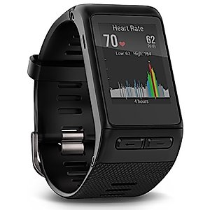 Garmin vívoactive HR GPS Smart Watch, Regular fit - Black