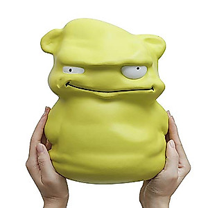 Anboor 9.8 Inches Jumbo Squishies Green Monster Kawaii Soft Slow Rising Scented Squishys Stress Relief Kids Toys