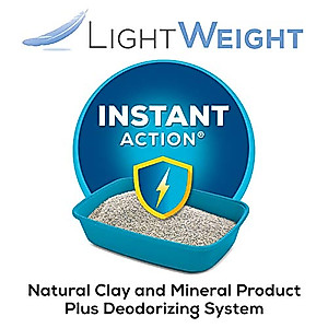 Purina Tidy Cats Light Weight, Low Dust, Clumping Cat Litter, LightWeight Instant Action - 17 lb. Box